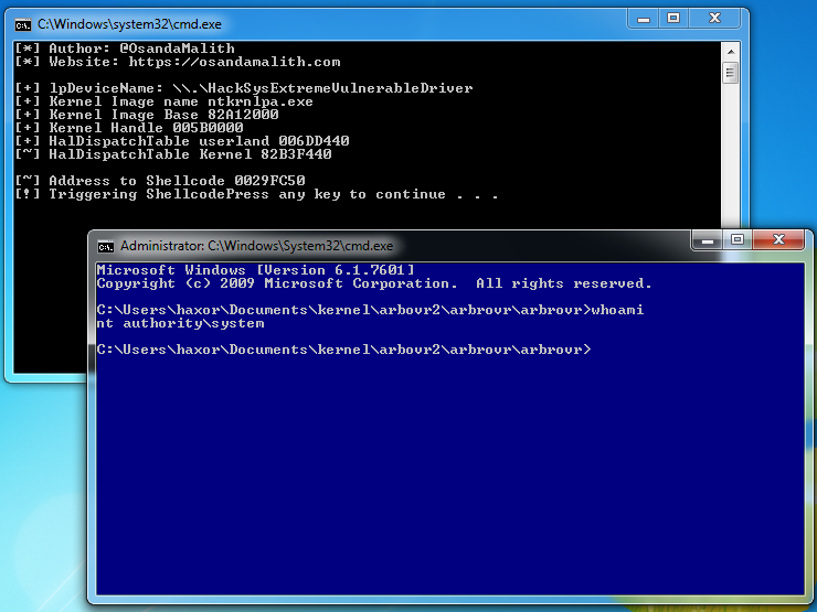 Windows Kernel Exploitation – Arbitrary Overwrite | 🔐Blog of Osanda